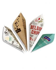 Personalised chip cones | printed bespoke cones | PaperChipCones.co.uk